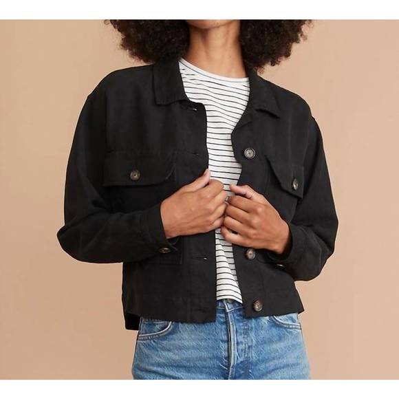 Marine Layer | Jackets & Coats | New Marine Layer Holland Crop Jacket ...